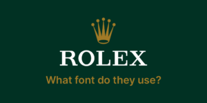 What font does Rolex use? – GFXWIKI